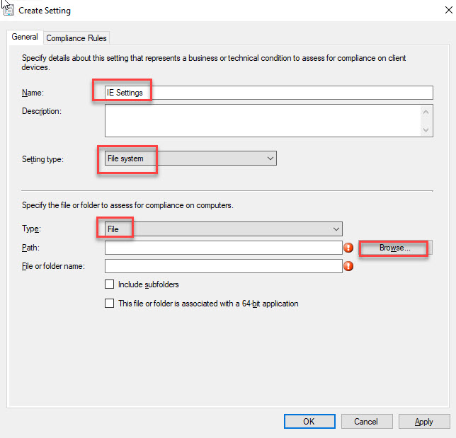 SCCM Series: 30. Compliance Setting in SCCM - Henry's Blog
